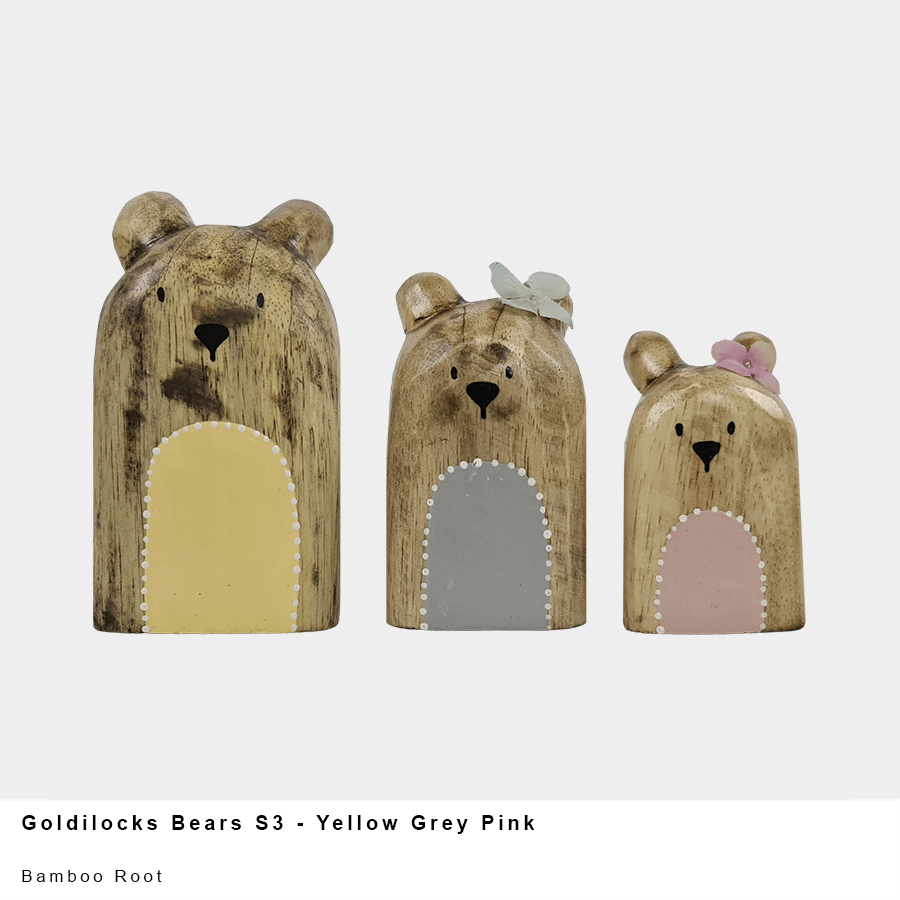 Goldilocks Bears - Set 3 – ColCamHome