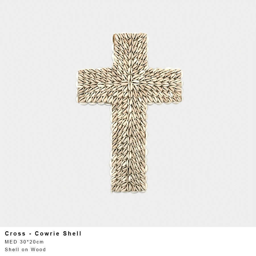 Shell Cross - Cowrie Shell Design – ColCamHome