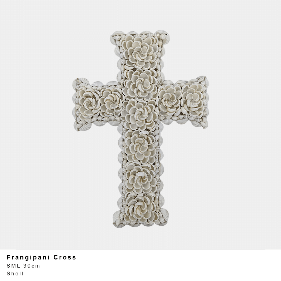 Shell Cross - Frangipani Design – ColCamHome